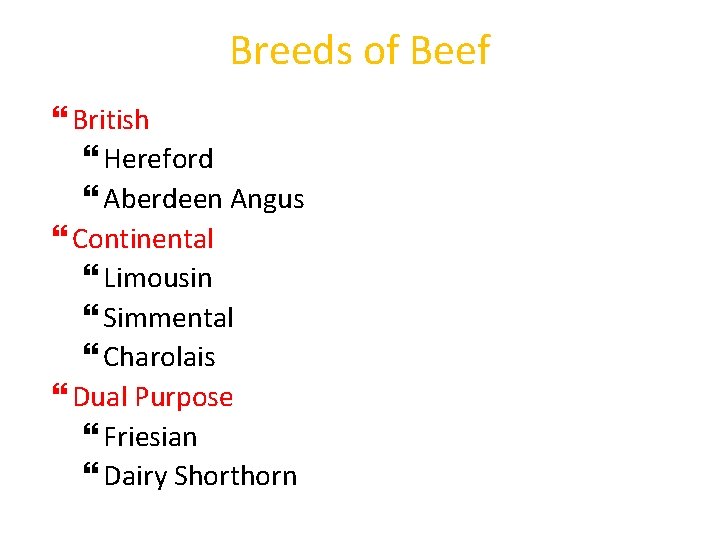 Animal Production Beef Cattle Slide 1 Introduction The