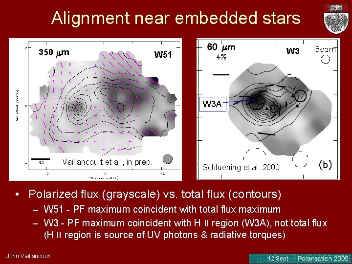 Polarized Thermal Emission from Interstellar Dust John Vaillancourt