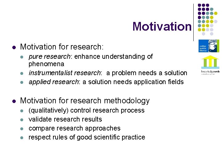 Introduction to Design Research a Methodological Background for