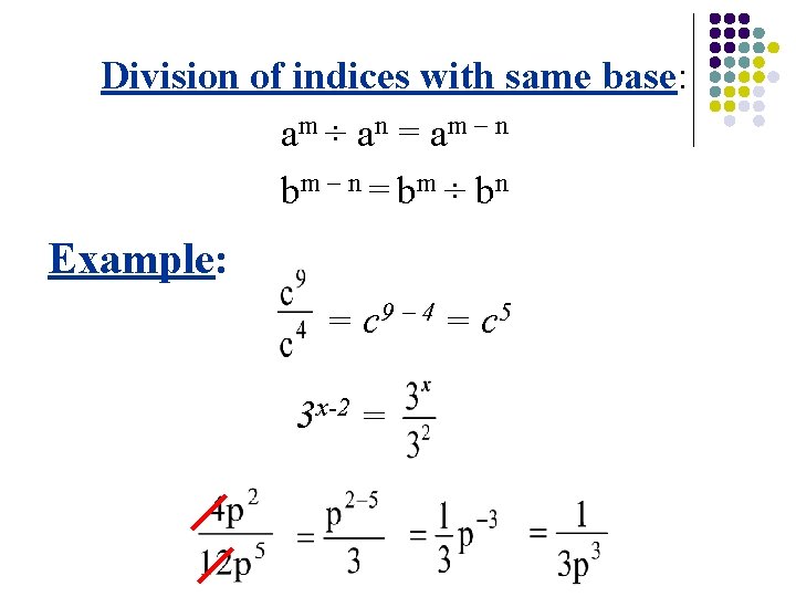 CHAPTER 5 INDICES AND LOGARITHMS What Is Indices CHAPTER 5 INDICES AND LOGARITHMS What Is Indices