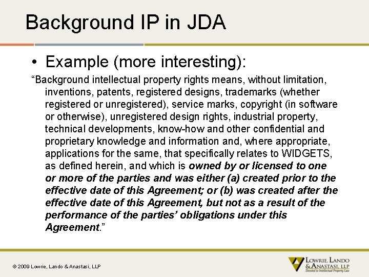 Collaborative Intellectual Property Understanding Critical Issues with ...