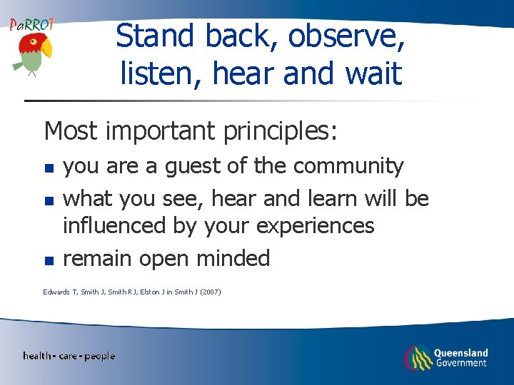 Working with Aboriginal and Torres Strait Islander Communities