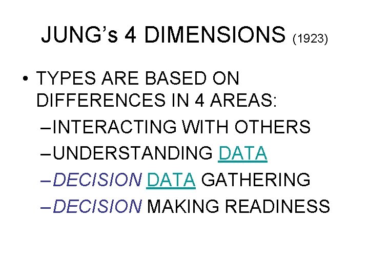 IM YOUR TYPE MYERS BRIGGS PERSONALITIES AND BIG