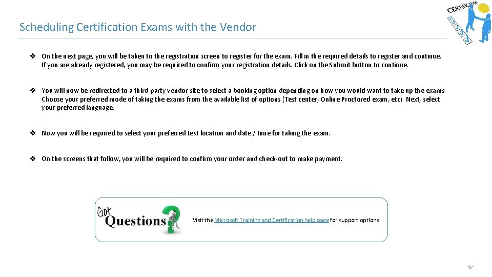 Microsoft Azure External Certification Guide Table of Contents