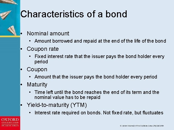CHAPTER 8 BOND VALUATION AND INTEREST RATES Chapter