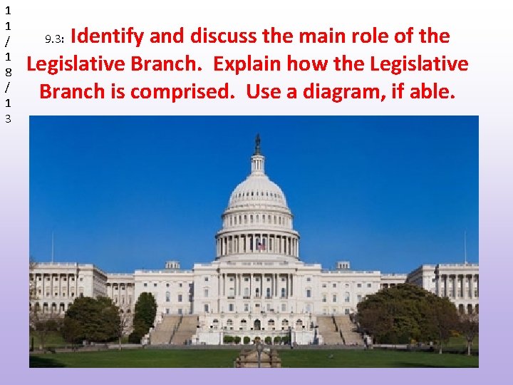 The Constitution A More Perfect Union How has