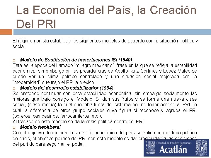 Universidad Nacional Autnoma de Mxico Facultad de Estudios