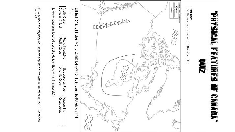 Geography of Canada Physical Features Where People Live