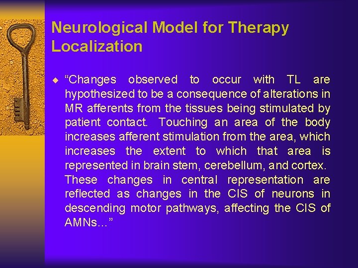 Summary Neurological Basis of Applied Kinesiology Content Contribution