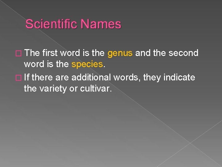 Taksonomi tumbuhan Introduction Taxonomy is the science of