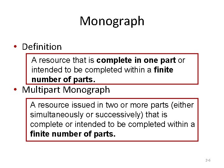 2 Serial Cataloging 1 Mode of issuance 2