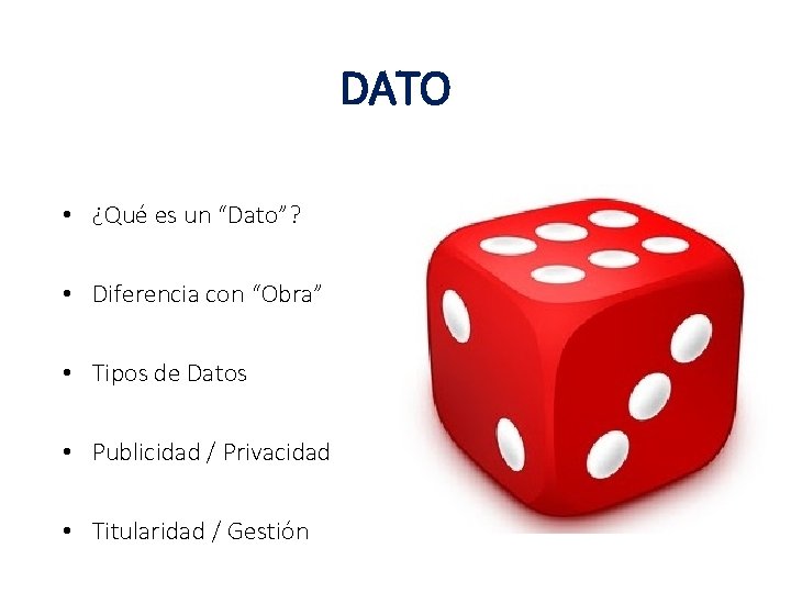 Conceptos Generales adsuara DATO Qu es un Dato
