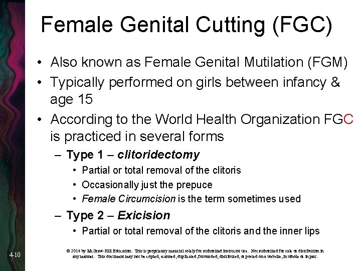 Chapter 4 Sexual Anatomy 2014 by Mc GrawHill
