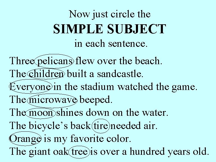 Everything You Ever Wanted to Know About SUBJECTS