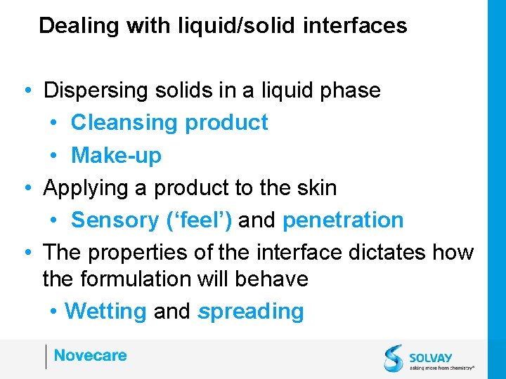 Surface Chemistry Toolkit Making sense of the role
