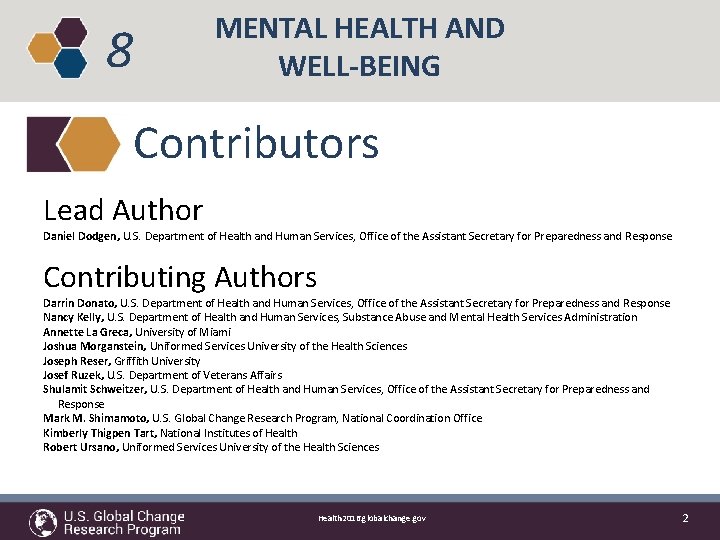 THE IMPACTS OF CLIMATE CHANGE ON HUMAN HEALTH