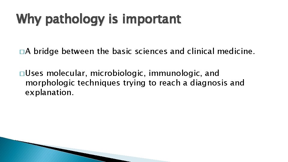 Introduction to pathology 2016 course 2 credit hour