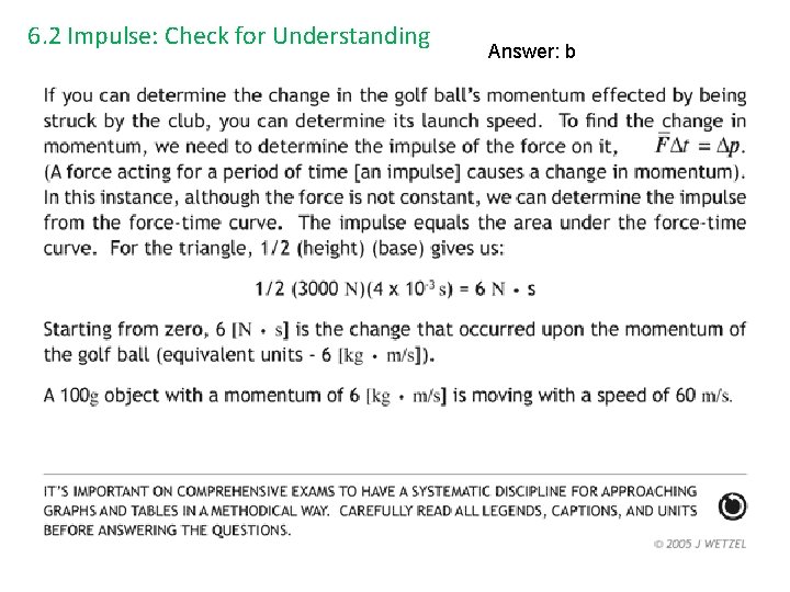 AP Physics Unit 5 Momentum Chapter 6 Momentum