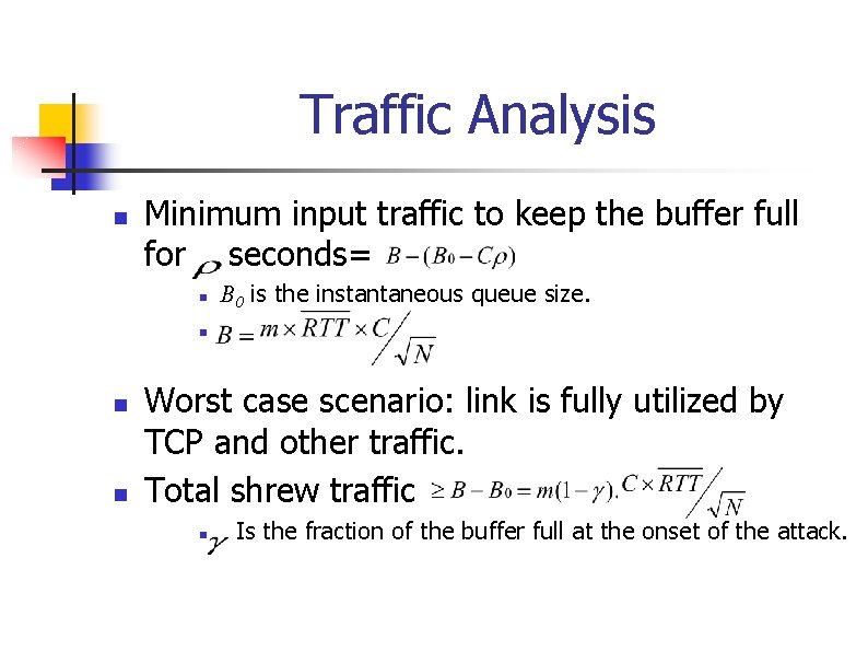 On the Effect of Router Buffer Sizes on