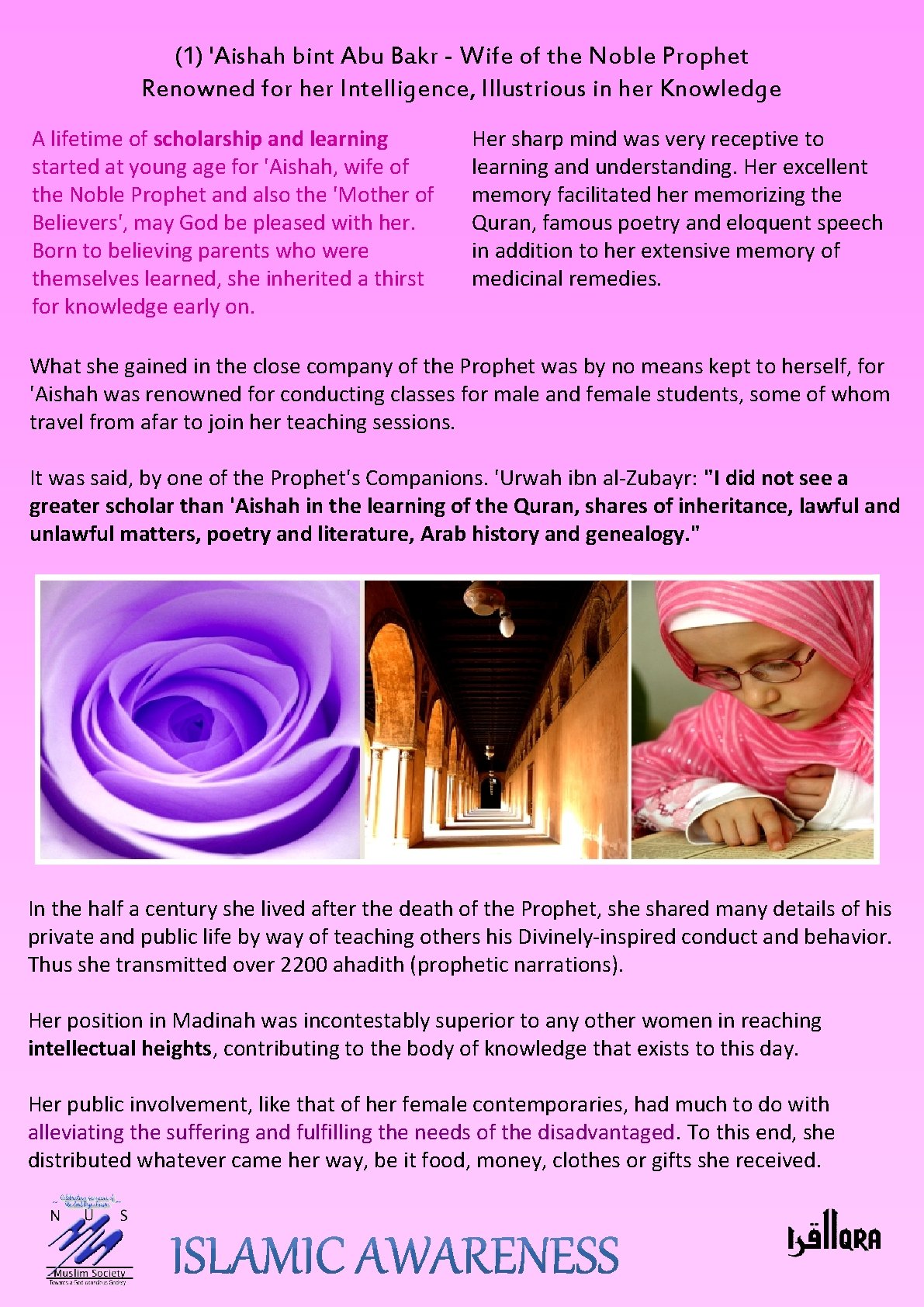 Women in PreIslamic History The majority of intellectuals