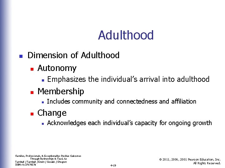 Chapter 4 Family Life Cycle Families Professionals Exceptionality