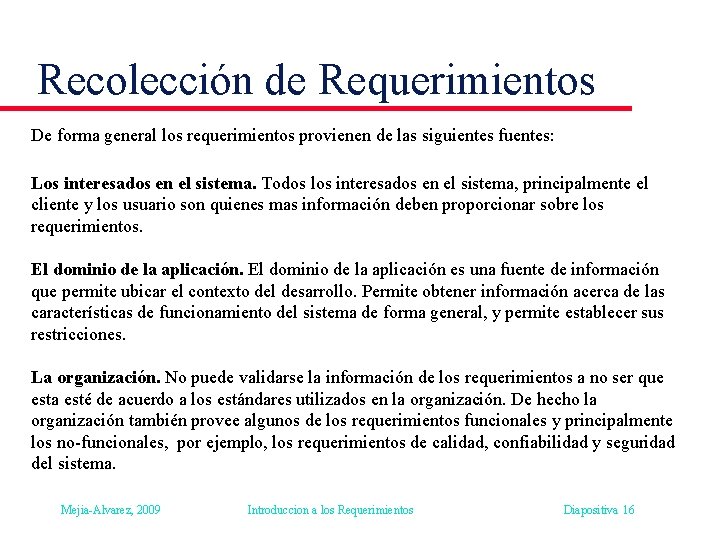 Obtencion de Requerimientos u Extraer lo que el