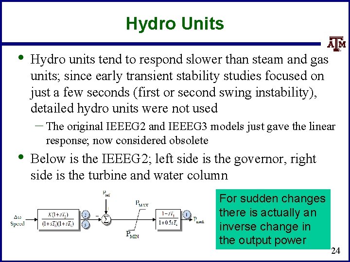 ECEN 667 Power System Stability Lecture 14 Generator