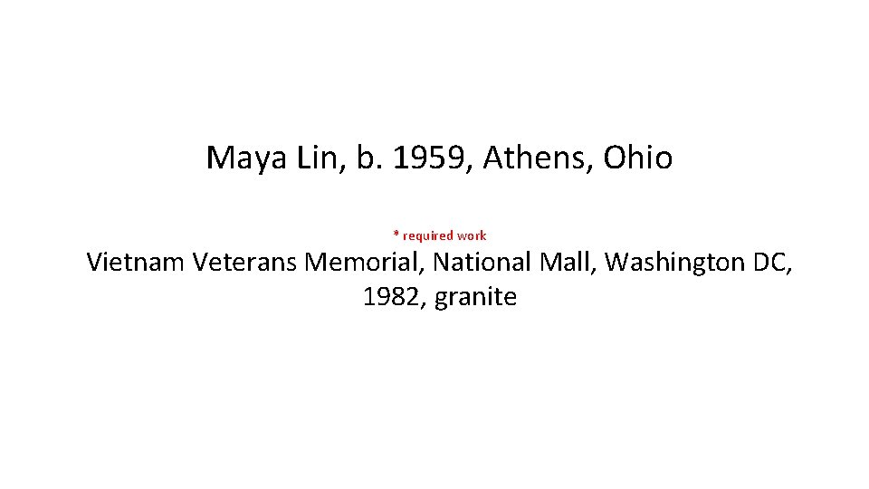 Global Contemporary Architecture Maya Lin Christo JeanneClaude Frank