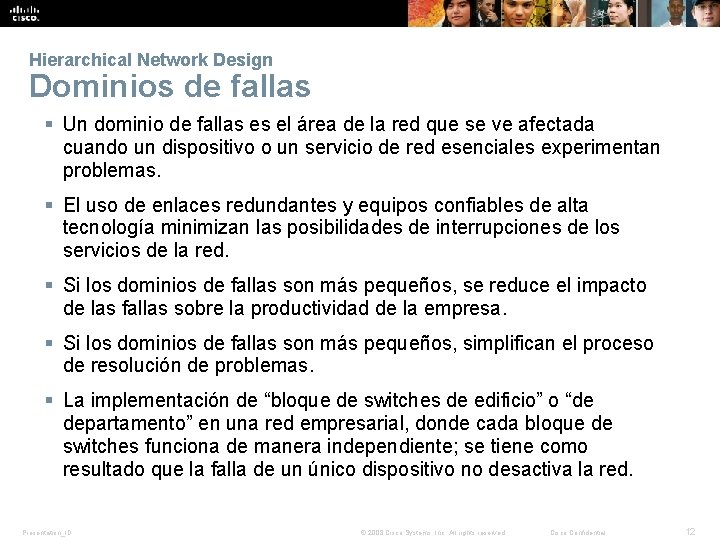 Chapter 1 Introduction to Scaling Networks PresentationID 2008