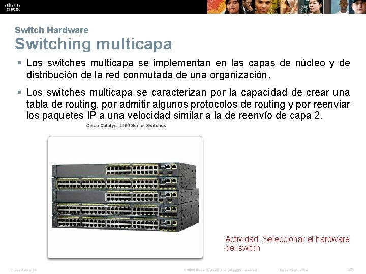 Chapter 1 Introduction to Scaling Networks PresentationID 2008