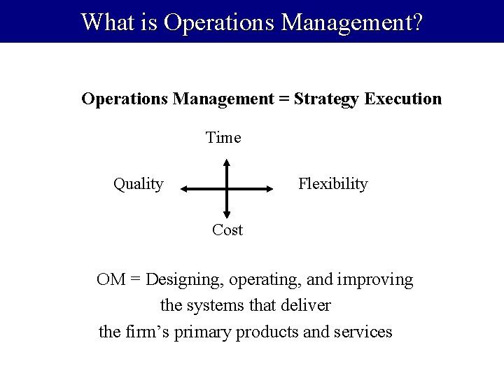 Principle of Inventory and Material Management LSM 736