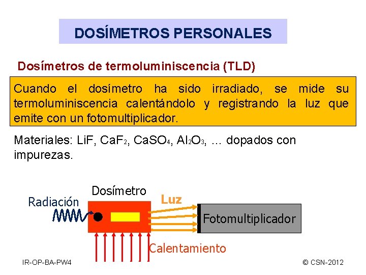 Tema 4 DOSIMETRA DE LA RADIACIN IROPBAPW 4