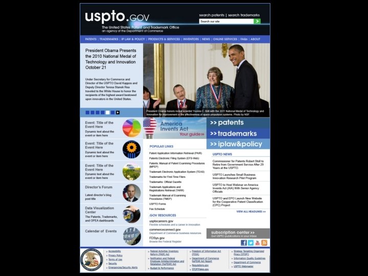 An Overview of USPTO Operations David J Kappos