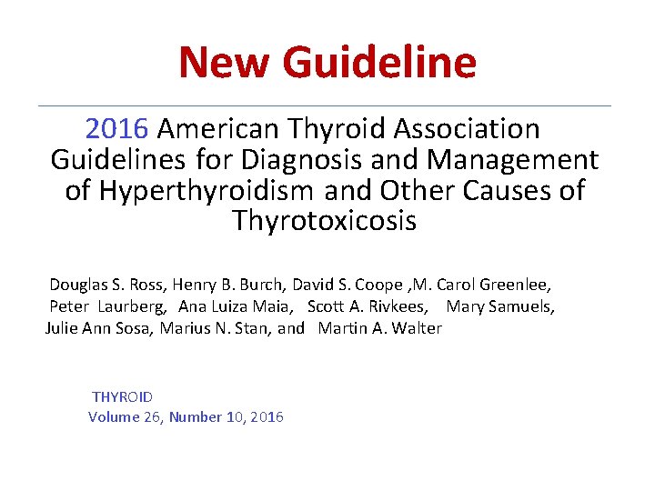 How to treat hyperthyroidism when GO is present