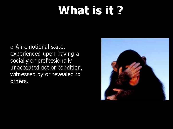 Selfconscious Emotions Embarrassment Shame Guilt What Are They