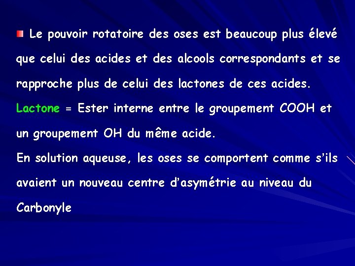 Les Glucides Etude Structurale Docteur Md Niama Diop