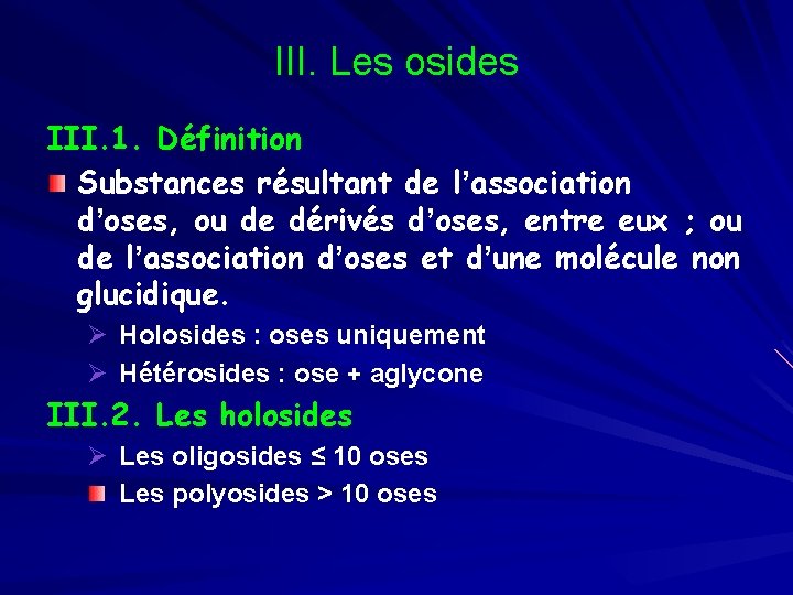 Les Glucides Etude Structurale Docteur Md Niama Diop