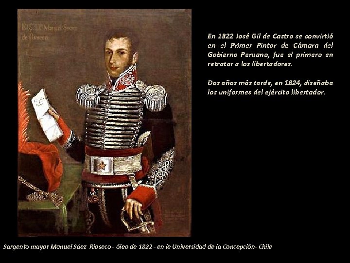 El pintor peruano Jos Gil de Castro y