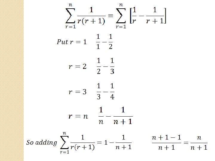 Edexcel Further Pure 2 Chapter 2 Series Sum