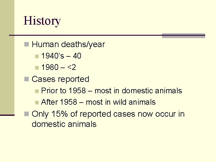 Rabies Control Program 4 H Veterinary Science Extension