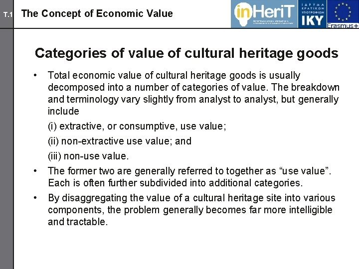 Cultural Heritage and Sustainable Development An Educators Handbook