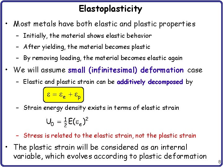 CHAP 4 FEA for Elastoplastic Problems NamHo Kim