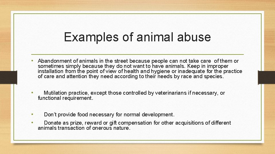 Project Four legs This project is about Animal