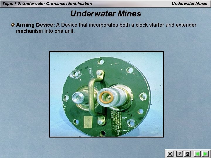 Topic 7 0 Underwater Ordnance Identification Introduction Topic