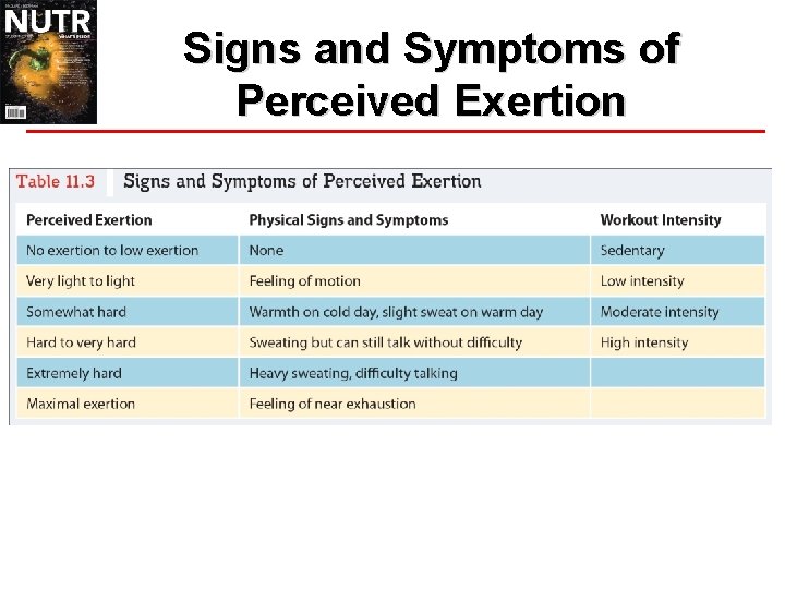 Nutrition and Physical Activity Chapter 11 What Are