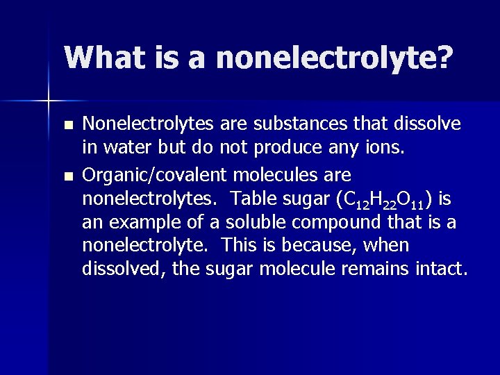 Solutions The Nature of Aqueous Solutions A solution
