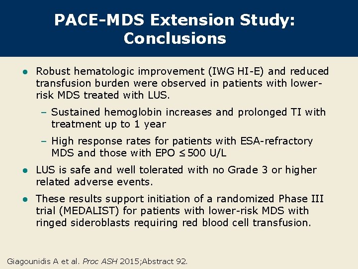 Eltrombopag for the Treatment of Thrombocytopenia of Low