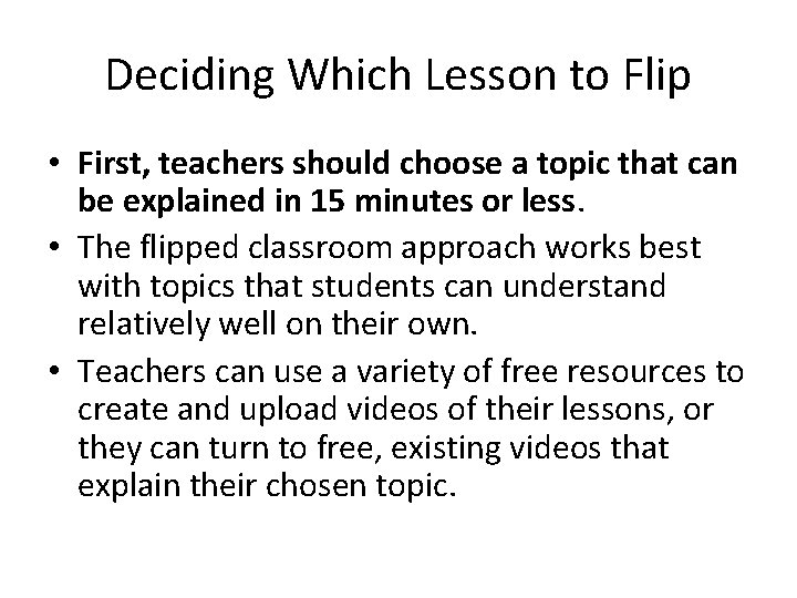 Reaching More Learners Through a Flipped Learning Dr
