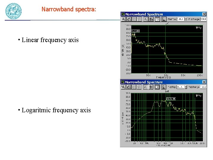 Frequency analysis Sound spectrum The sound spectrum is