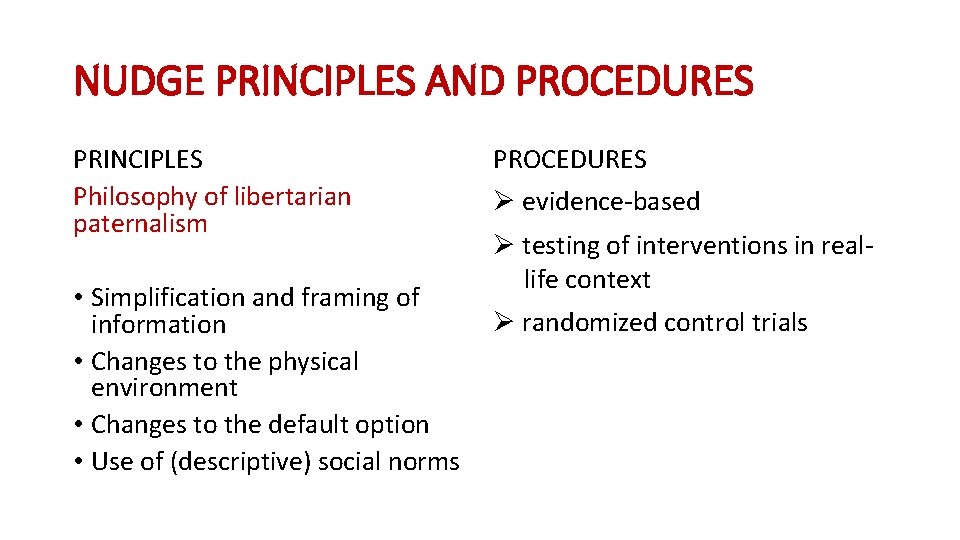 NUDGING FR ATT RDDA KLIMATET nudging to save